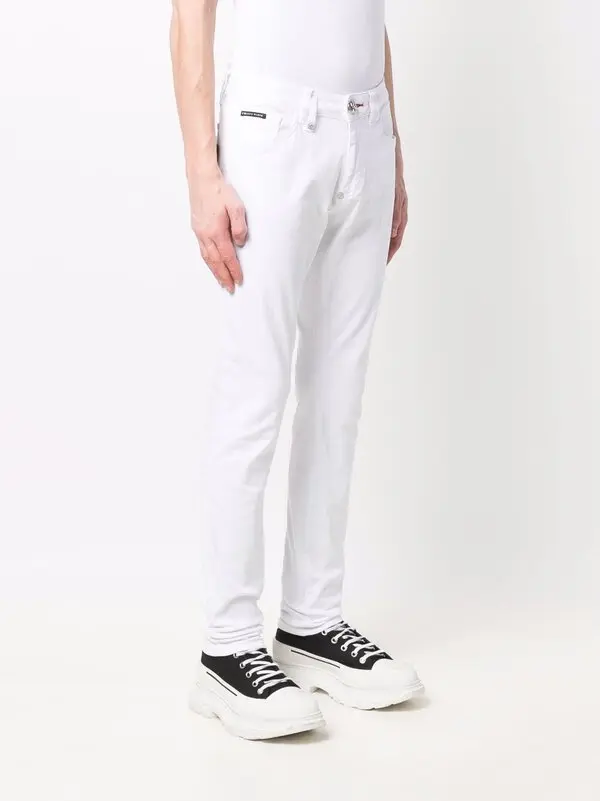 Philipp Plein Logo Slim-fit Jeans