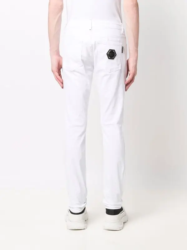 Philipp Plein Logo Slim-fit Jeans