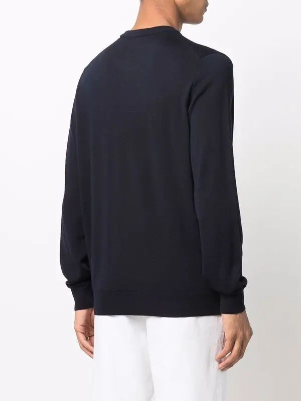 Lacoste Logo Embroidered Jumper - Blue
