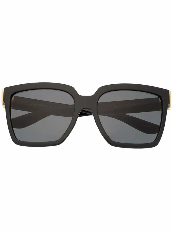 Dolce & Gabbana Oversized Frame Sunglasses - Black