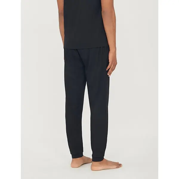 Derek Rose Basel Stretch-modal Pyjama Bottoms Xxl - Black
