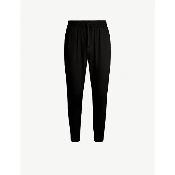 Derek Rose Basel Stretch-modal Pyjama Bottoms Xxl - Black