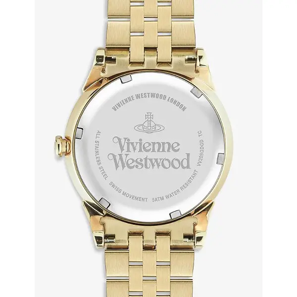 VIVIENNE WESTWOOD Gold-tone Quartz Watch - Gold/ Gold