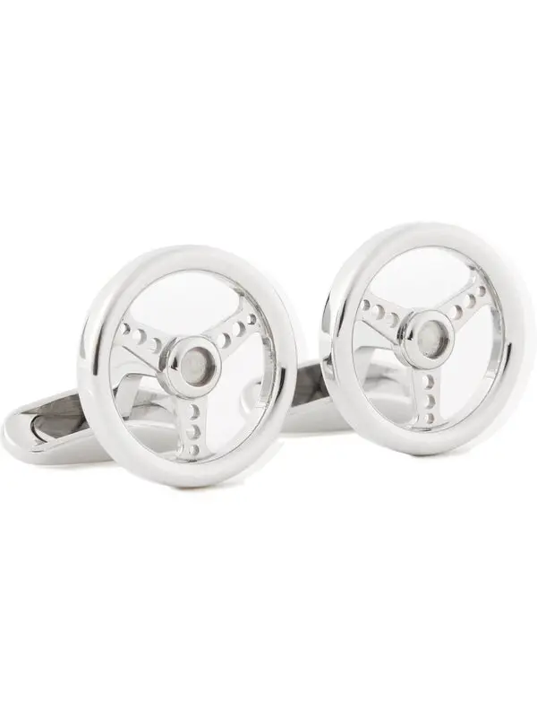 Chopard Racing Steering Wheel Stainless Steel Cufflinks