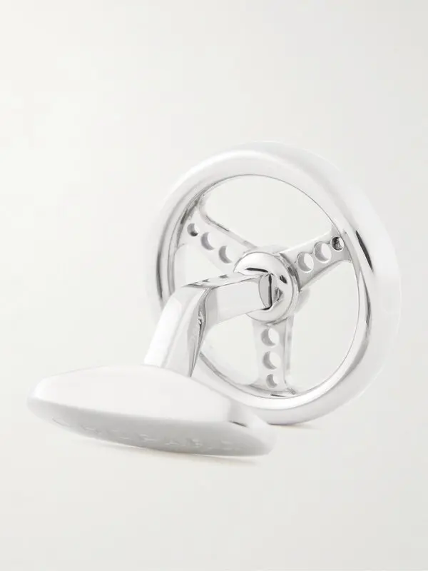 Chopard Racing Steering Wheel Stainless Steel Cufflinks