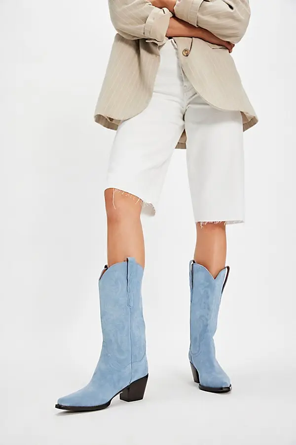 Jeffrey Campbell Dagget Western Boots - Sky
