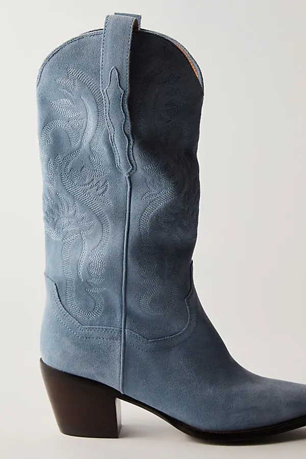 Jeffrey Campbell Dagget Western Boots - Sky