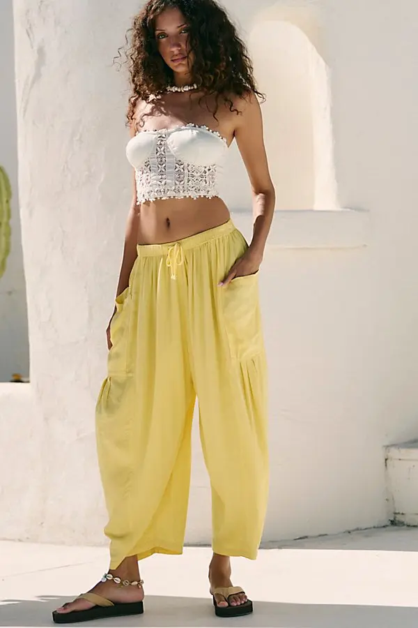 Free People Harem-inspired Pants - Sunshine Time