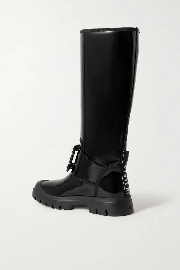 ROGER VIVIER Walky Viv Patent-leather Knee Boots