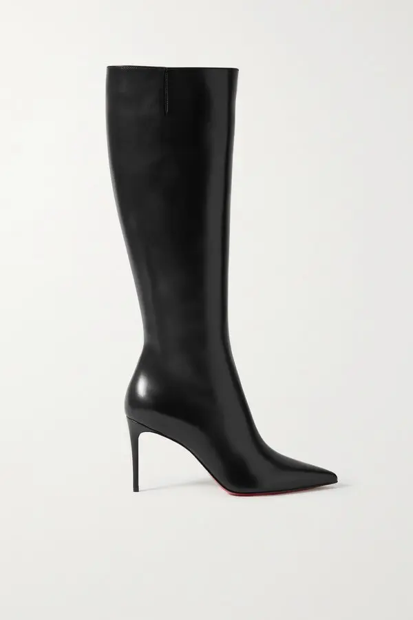 CHRISTIAN LOUBOUTIN Kate Botta 85 Leather Knee Boots