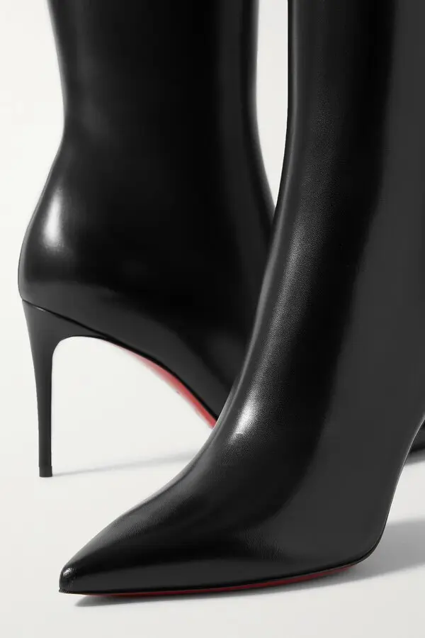 CHRISTIAN LOUBOUTIN Kate Botta 85 Leather Knee Boots