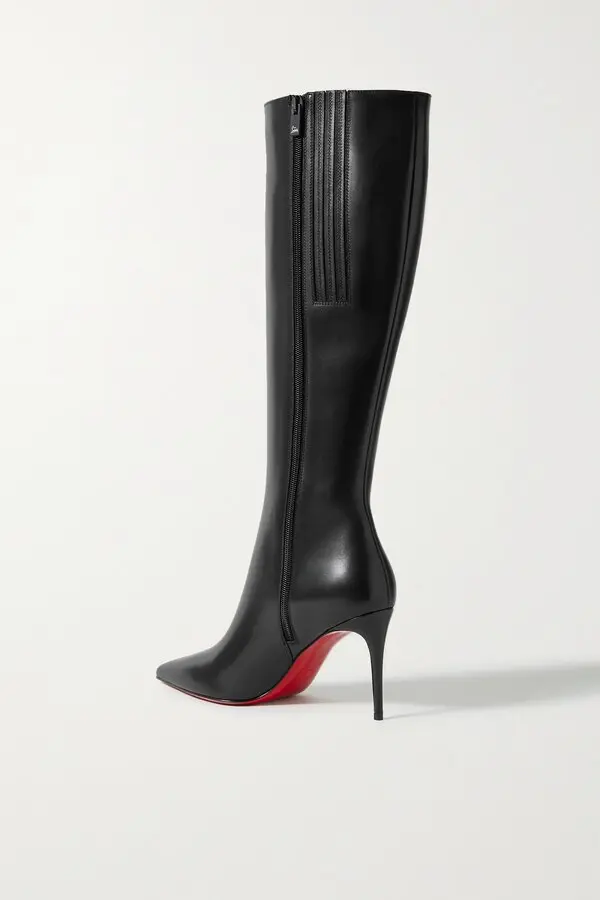 CHRISTIAN LOUBOUTIN Kate Botta 85 Leather Knee Boots