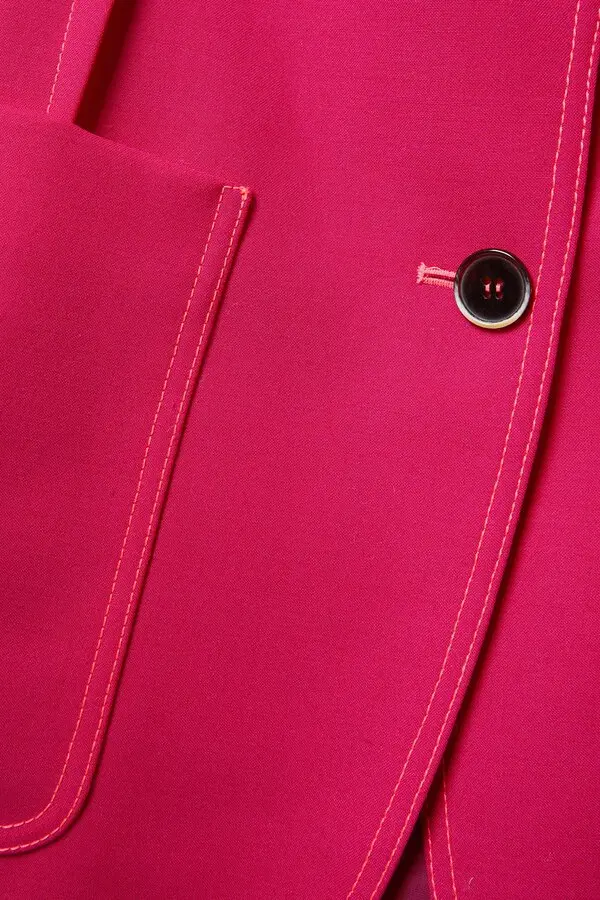 Christopher John Rogers Crepe Blazer