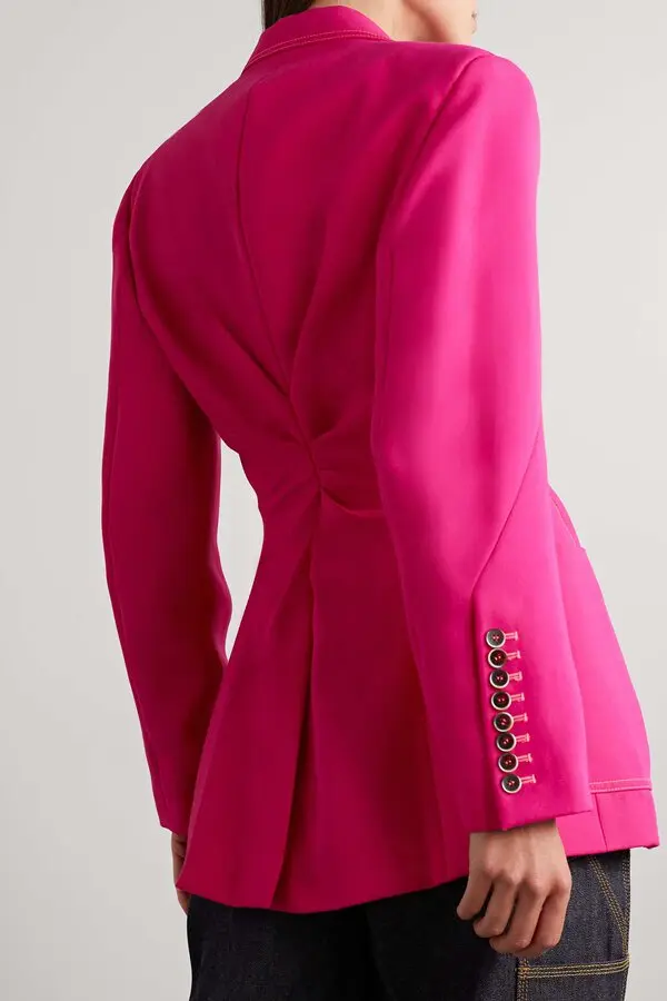 Christopher John Rogers Crepe Blazer