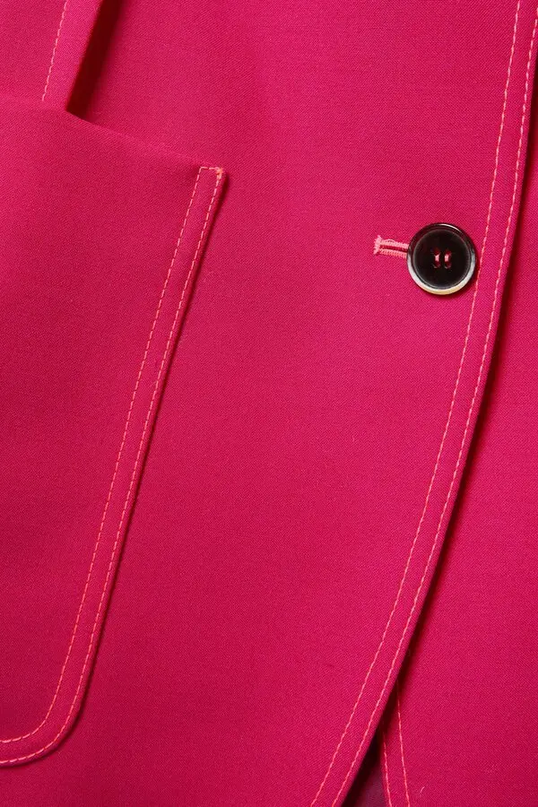 Christopher John Rogers Crepe Blazer