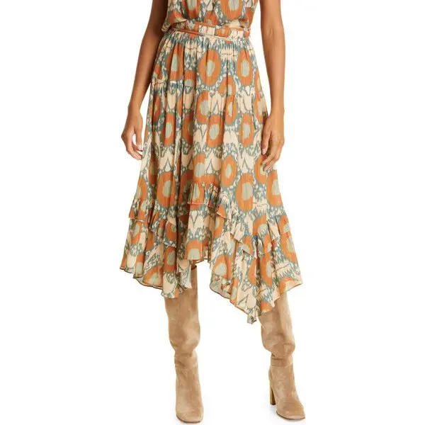 Ulla Johnson Varisha Midi Skirt - Nimbus