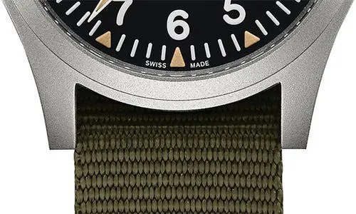Hamilton Khaki Field Mechanical Strap Watch - Green
