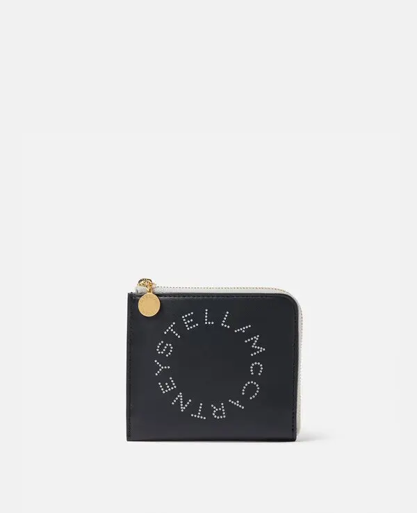 Stella McCartney Logo Zip Cardholder - Black