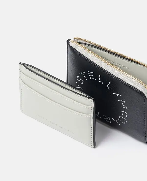 Stella McCartney Logo Zip Cardholder