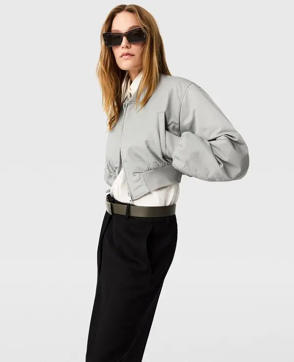 Stella McCartney Cropped Bomber Jacket