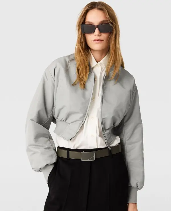 Stella McCartney Cropped Bomber Jacket