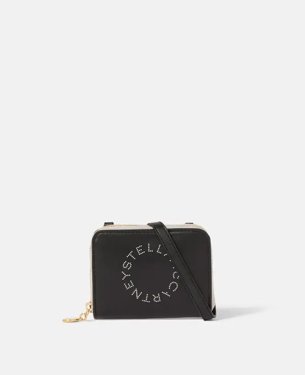 Stella McCartney Logo Zip Strap Cardholder