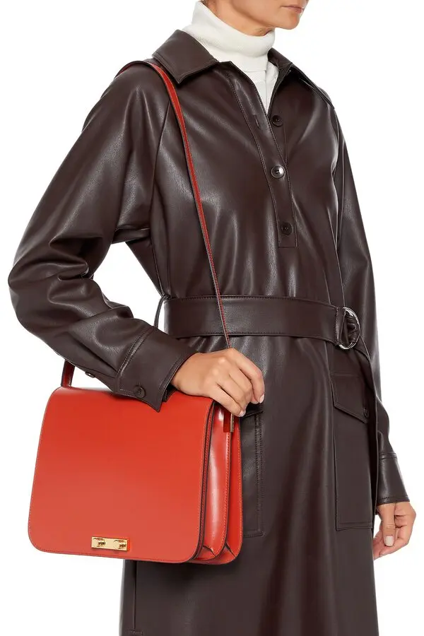 Marni Trunkaroo Leather Shoulder Bag