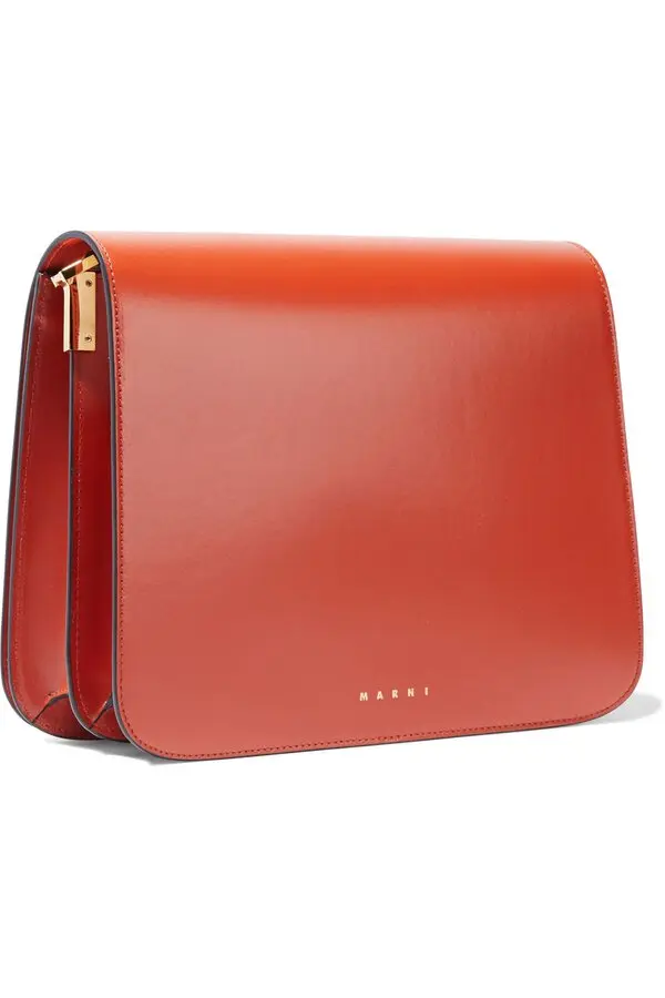 Marni Trunkaroo Leather Shoulder Bag