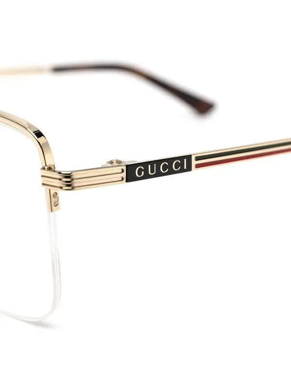 Gucci Rectangular Frame Glasses