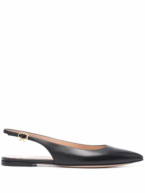 GIANVITO ROSSI Slingback Leather Pumps