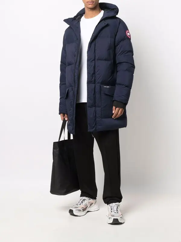 Canada Goose Hooded Feather-down Padded Coat