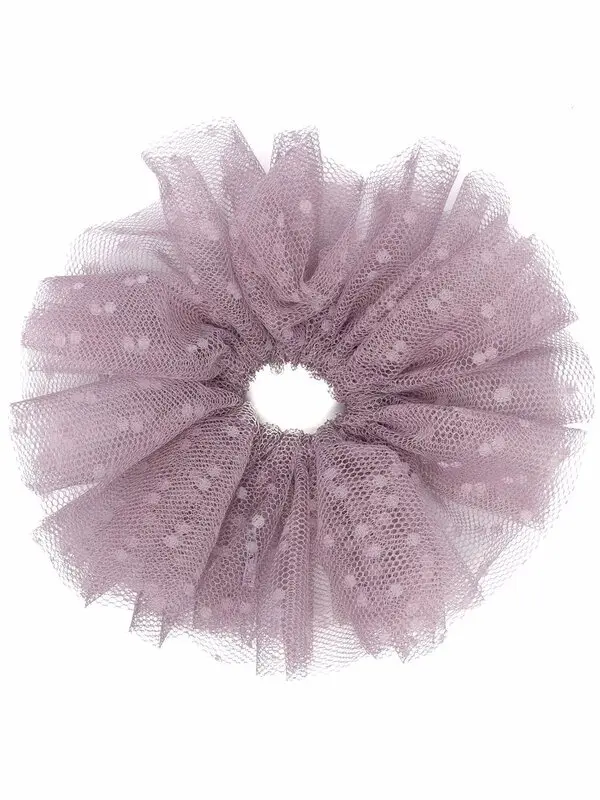 Red Valentino Point D'esprit Tulle Hairband - Pink
