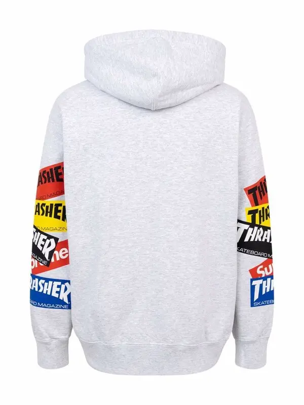 Supreme Thrasher Multi Logo Zip-up Hoodie
