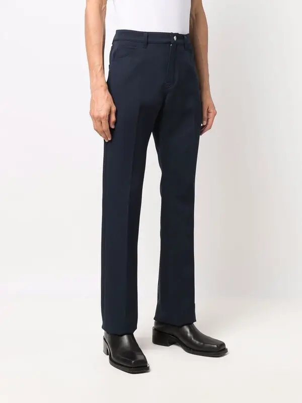 COURREGES High-waisted Straight-leg Trousers