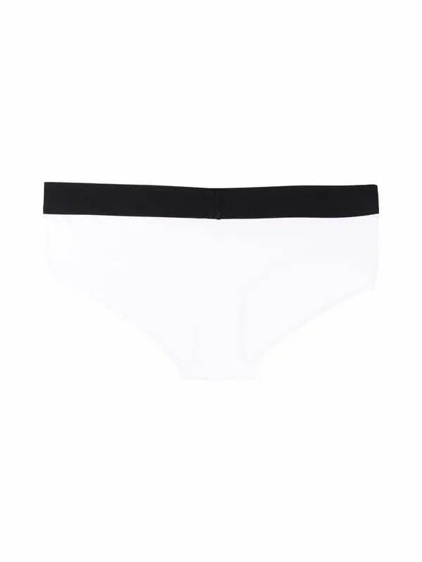 TOM FORD Logo-waistband Briefs - White