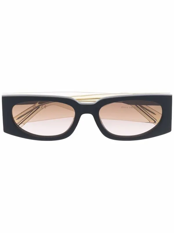 Gcds Rectangular Sunglasses - Neutrals