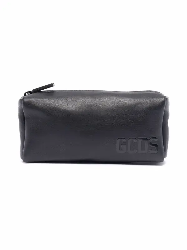 Gcds Marble-effect Rectangular Sunglasses - Black