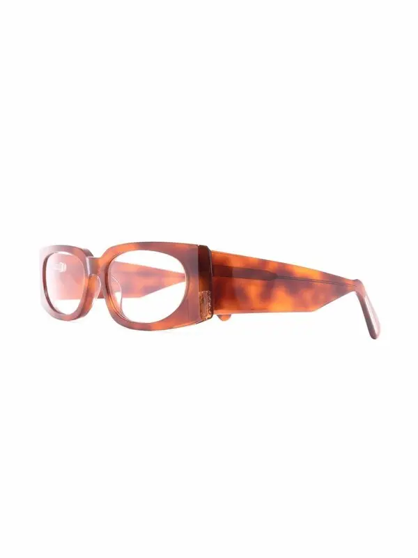 Gcds Tortoiseshell Rectangular Sunglasses