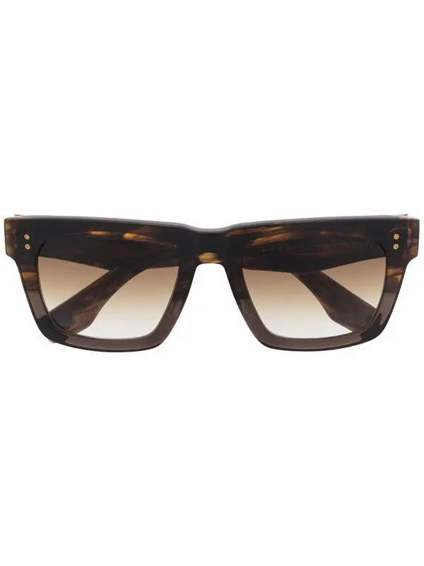 Dita Mastix Square Sunglasses - Brown