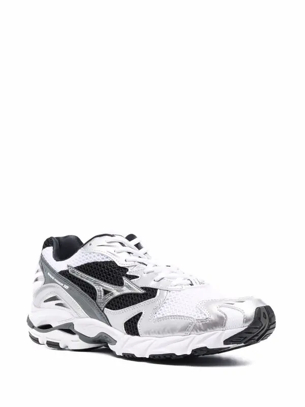 Mizuno Panelled Lace-up Trainers