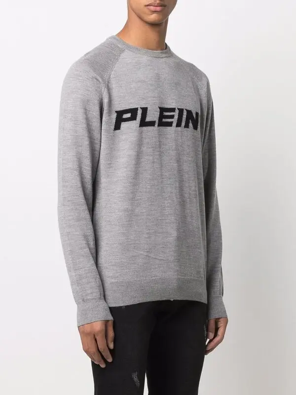 Philipp Plein Logo-print Jumper - Grey