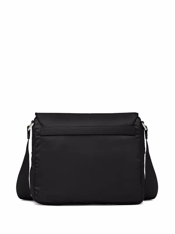 Prada Re-nylon Shoulder Bag With Enameled Triangle Logo