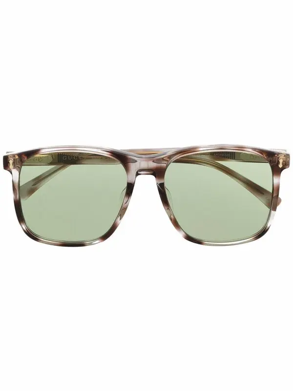 Gucci Square-frame Sunglasses - White