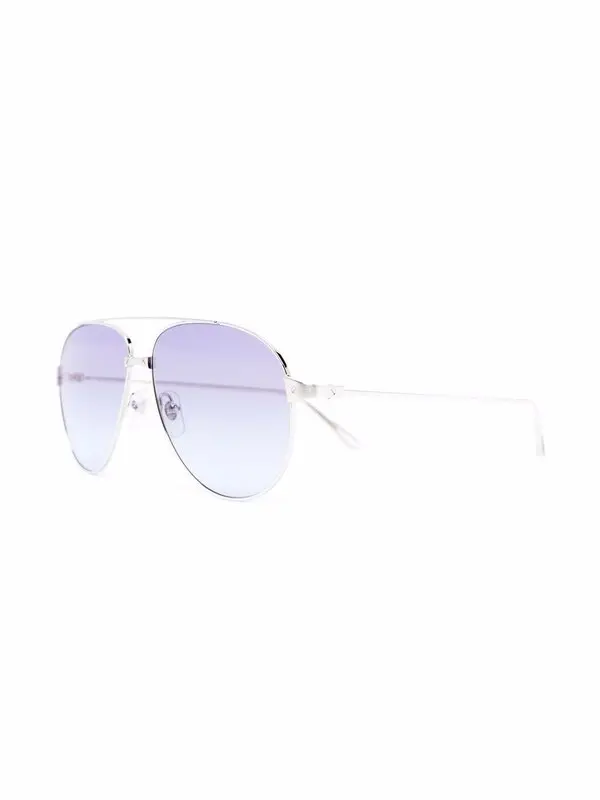 Cartier Pilot-frame Sunglasses - Silver