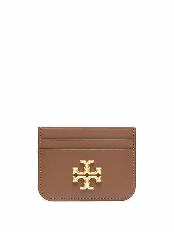 Tory Burch Eleanor Card Holder - Brown
