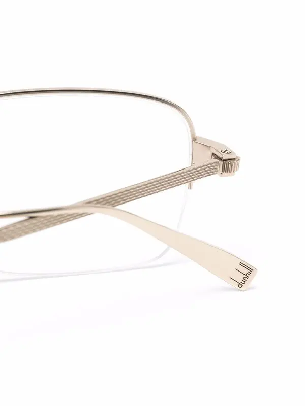 Dunhill Rimless Rectangular Eyeglasses