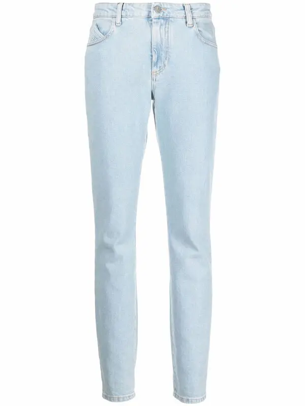 Attico High-rise Straight-leg Jeans