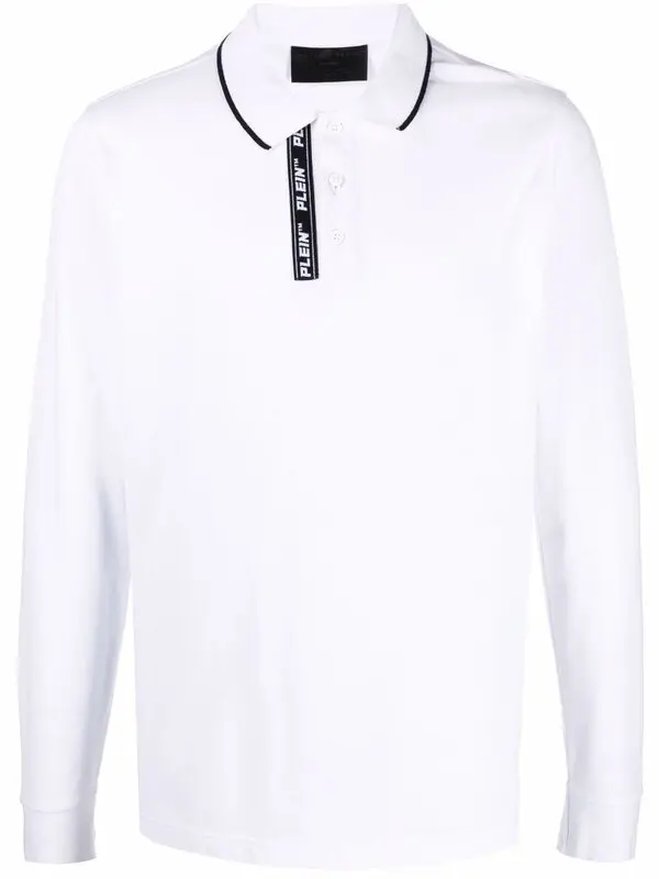 Philipp Plein Logo Embroidered Polo Shirt