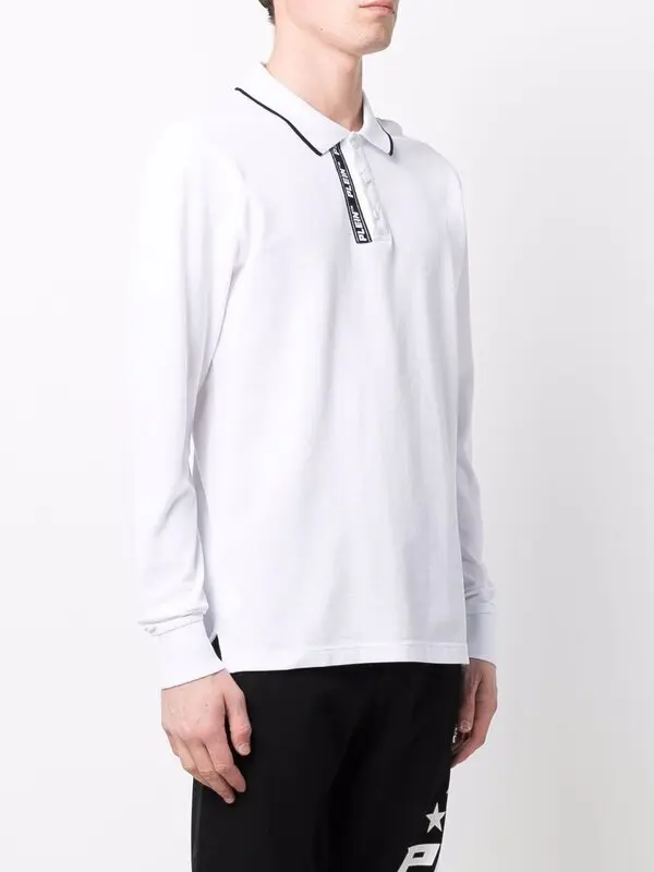 Philipp Plein Logo Embroidered Polo Shirt