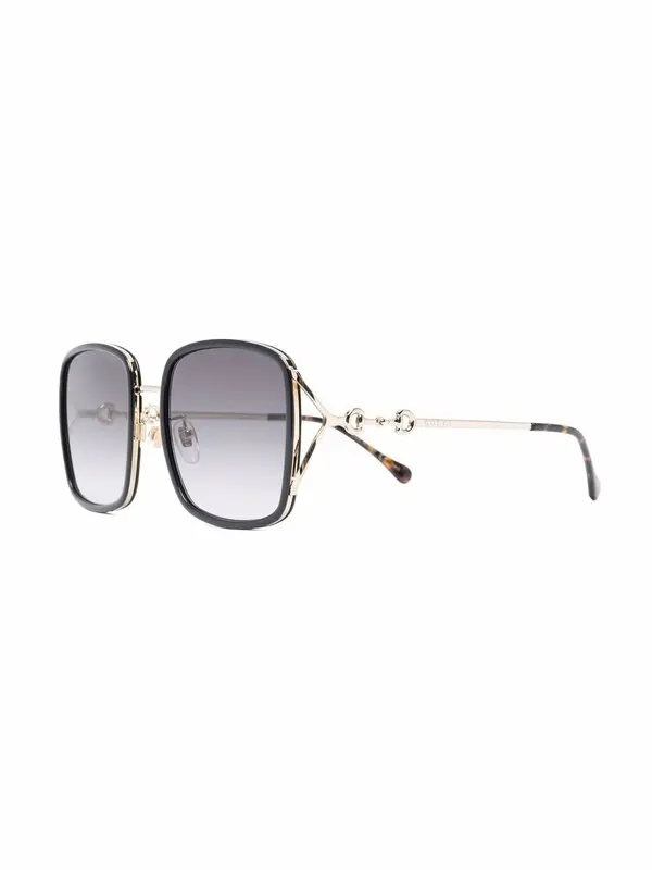Gucci Horsebit Square-frame Sunglasses
